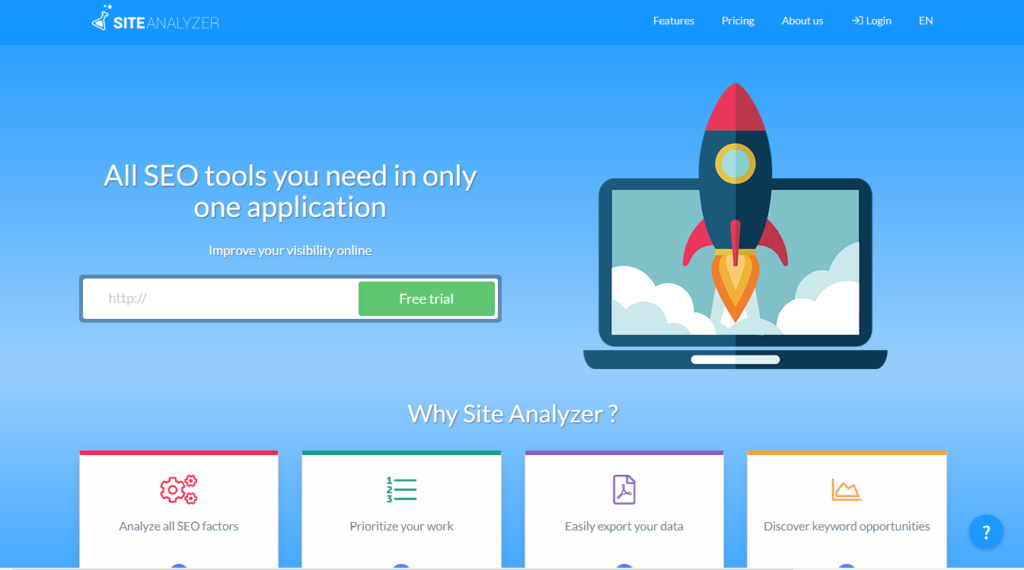 Site Analyzer - Analyze and Optimize Your Website - Freakyseo
